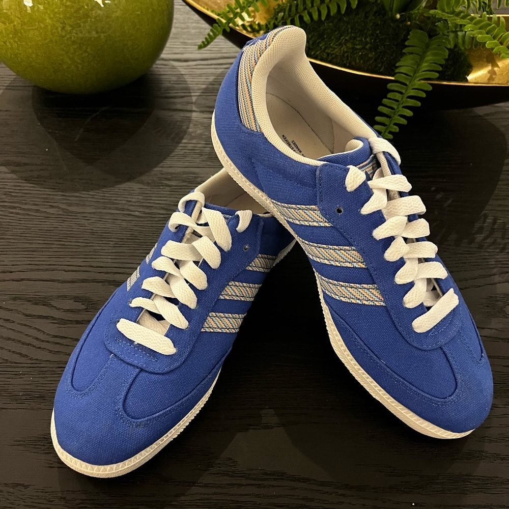Adidas Samba Og In Royal Blue With Multi Color Stripe… - Gem